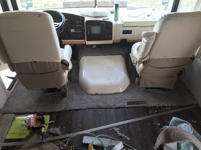 Reflooring the RV: Installing New Carpeting - HappilyRV